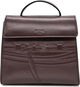 Moschino Femme, Sacs, Brun, Taille: ONE Size Borsa Tie Me Embossed Piccola