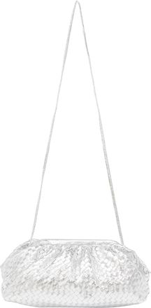 Faina Kupplung Kupplung Frauen Silber