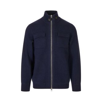Montecore Cardigan en maille - Homme - Pulls - Bleu - Taille: S