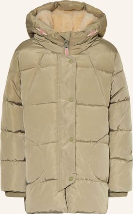 Garcia Garcia Steppjacke Mit Kunstpelz gruen