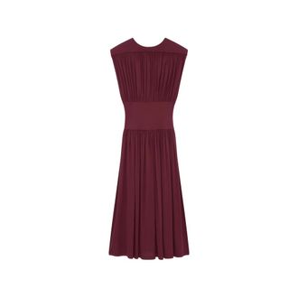 Anine Bing Fran Dress - Burgundy