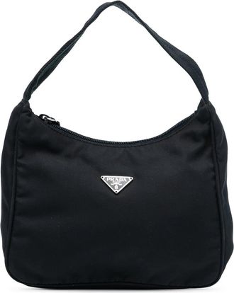 Prada Hobo Bags - Mini Tessuto Sport Shoulder Bag - Gr. unisize - in Schwarz - f&uuml;r Damen