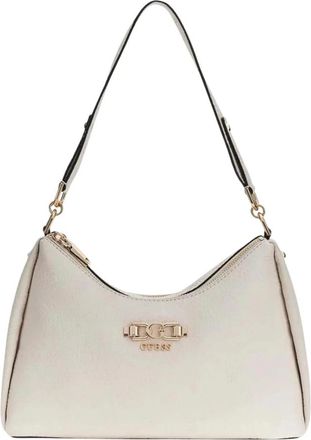 Guess Femme, Sacs, Beige, Taille: ONE Size Anise Double Zip Shoulder Bag