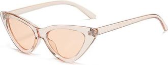 Generic Lunettes De Soleil En M&eacute;tal &Agrave; Petite Monture For Hommes Et Femmes, Conduite Tir Rue(Clear)