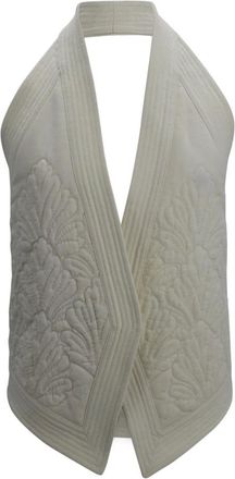 Alberta Ferretti Femme, Vestes, Blanc, Taille: 40 FR Vestes
