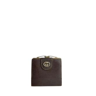 Gucci Portefeuille Vintage Pre-owned - Femme - Pre-owned - Brun - Taille: ONE Size