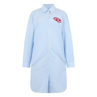 Diesel Hemdblusenkleid - - Dresses - Damen - Blau - M