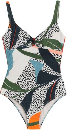 Lygia & Nanny Roberta Badeanzug mit Print - Schwarz