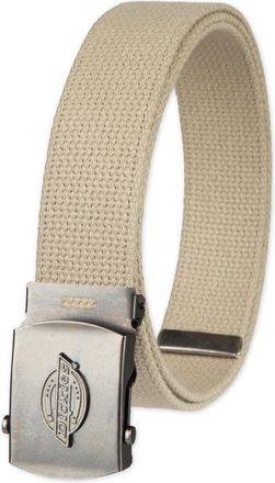 Dickies Herren Cotton Fabric Web Belt Gürtel, Hellbraun, One Size-Cut to Fit