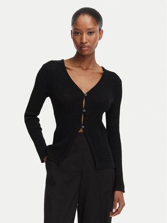 Calvin Klein Strickjacke LV047G317G Schwarz Classic Fit