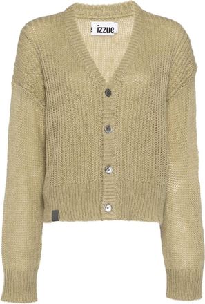 Izzue Grob gestrickter Cardigan - Braun
