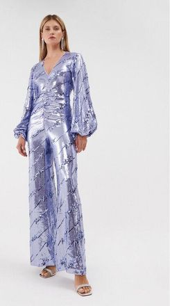 Rotate Jumpsuit Sequins Jumpsuit 1114532846 Violett Regular Fit