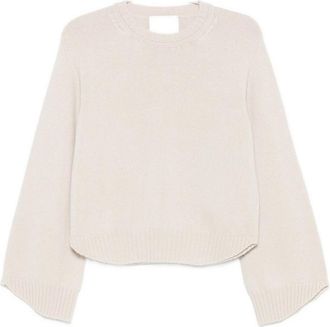 VANIS&Eacute; Rundhalspullover - Beige
