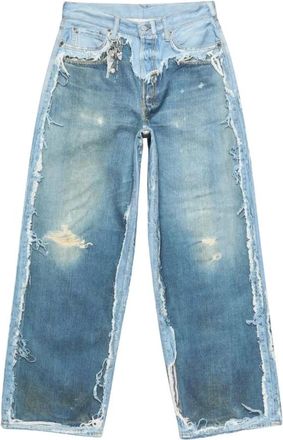 Acne Studios Femme, Jeans, Bleu, Taille: 36 FR 1981 Trompe Loeil Jeans