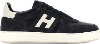 Hogan Homme, Chaussures, Noir, Taille: 44 1/2 EU H-Tv Baskets