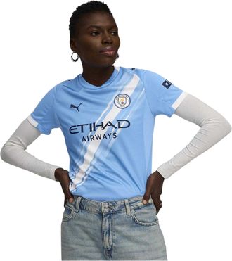 Puma Manchester City Fu&szlig;balltrikot f&uuml;r Damen (Blau)