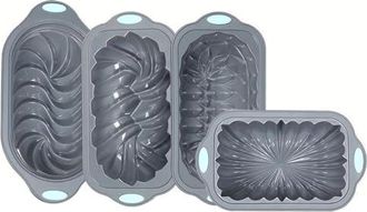 Generico Moule &agrave; pain en silicone | 28 cm r&eacute;utilisable | Moule &agrave; pain | Moule &agrave; pain | Moule &agrave; pain | Silicone et m&eacute;tal r&eacute;sistant &agrave; la chaleur - Passe au micro