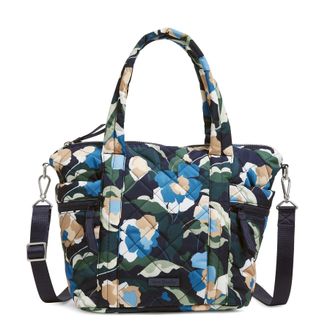 Vera Bradley Damen Performance Twill Kleine Multi-Strap Tote Bag, Eingetauchte Blüten, Einheitsgröße