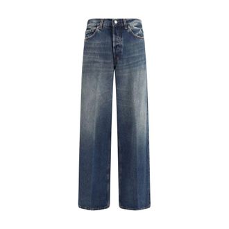 Haikure Femme, Jeans, Bleu, Taille: W28 Jean Large avec Jambes larges