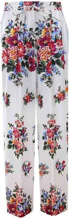 Dolce & Gabbana Pantalons D&eacute;contract&eacute;s - Blanc