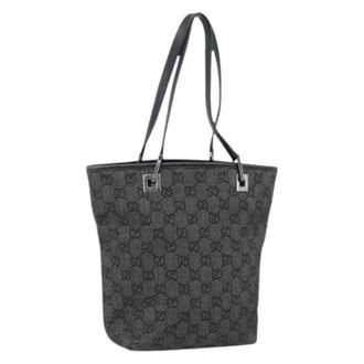 Gucci Pre-owned Vintage GG Canvas Tote Bag - - Pre-owned - Damen - Schwarzk - ONE SIZE