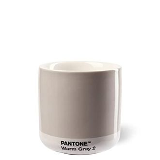 Copenhagen Design PANTONE Porzellan Latte Macchiato Thermobecher, 220ml, Warm Gray 2 C, 101020002, One Size