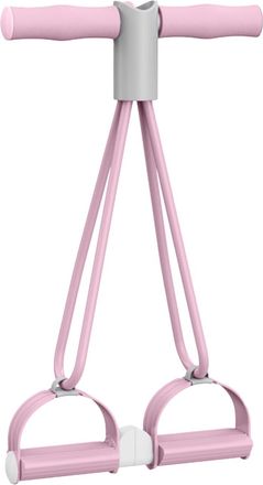 Generico Pedaltrainer - Schaumstoff und Gummi, Zugseil mit Kn&ouml;chelabzieher und Rohrpedal 46 x 11 cm | Abnehmbarer Boden-Widerstandstrainer, Trainingsger&auml;t