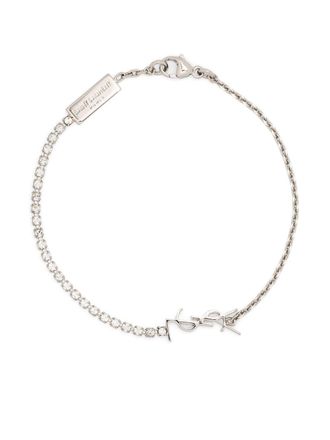 Saint Laurent Armband mit Cassandre-Anh&auml;nger - Silber