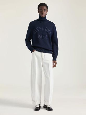 Givenchy Logo-Embroidered Sweatshirt - Navy