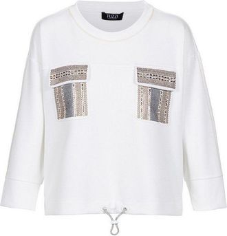 Tuzzi Nero T-Shirt mit Tunnelzugsaum