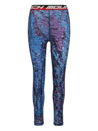 Aztech Mountain legging Next To Skin imprim&eacute; - Bleu