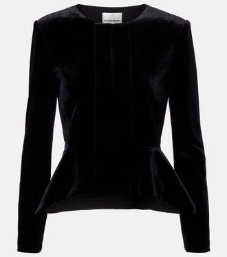 Roland Mouret Veste à basque en velours