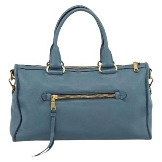 Prada Sac &agrave; main en m&eacute;tal pr&eacute;-poss&eacute;d&eacute; - Femme - Pre-owned - Bleu - Taille: ONE Size