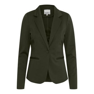 Ichi Ichi - Blazer - Femme - Vestes - Vert - Taille: 48 FR