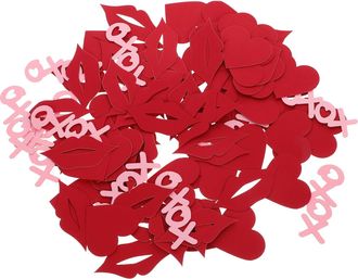 Valiclud Biologisch Abbaubares Papierkonfetti Herzform 1 Satz Hochzeitskonfetti Tischdeko Valentinstagskonfetti f&uuml;r Verlobung und Party