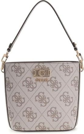 Guess sac &agrave; &eacute;paule bandouli&egrave;re Karnilla Logo Bucket Dark Taupe Logo