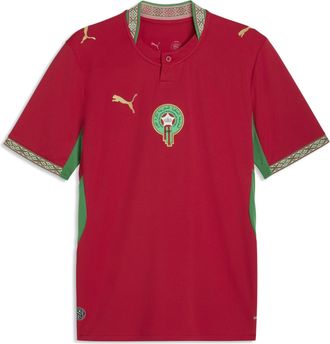 Puma Trainingsshirt PUMA Marokko 2026 Heimtrikot Herren, Herren, Gr. XXL, rot (fast rot victory gold beige), Obermaterial: 100% Polyester. Rippe: 97% Polye