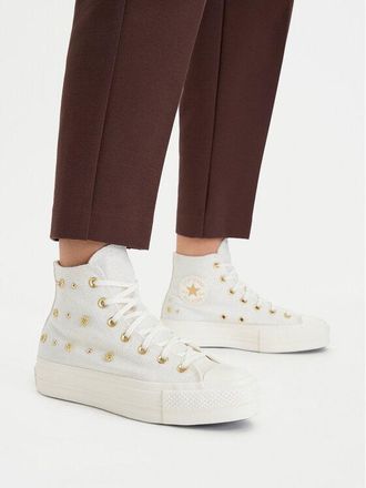 Converse Sneakers aus Stoff Chuck Taylor All Star Heathered Glam A16892C &Eacute;cru