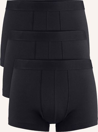 Hessnatur Hessnatur Pants Regular Cut 3er-Pack schwarz