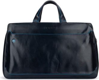 Piquadro Reisetasche aus Leder - Blau