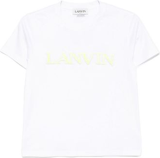 Lanvin t-shirt à logo - Blanc