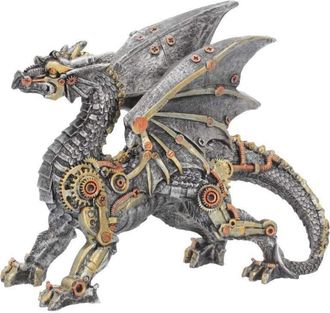 Nemesis Now Dracus Machina Figur 21cm Silber