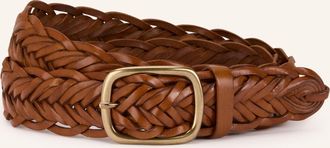 Reptiles House Flechtg&uuml;rtel Amy Aus Leder braun