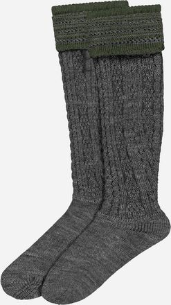 Gottseidank Trachtenstrümpfe mit Umschlag aus Schurwolle in