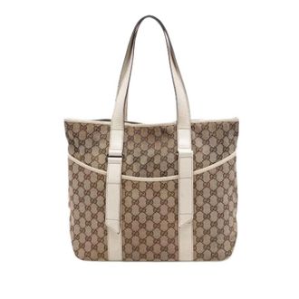 Gucci Pre-owned Vintage Canvas Tote - - Pre-owned - Damen - Beige - ONE SIZE