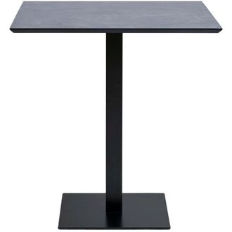 ebuy24 Ebuy24 - Table de caf&eacute; fano 70cm - Bois clair ou noir - Design minimaliste-Noir