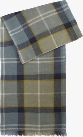 Barbour Echarpe tartan Welton en coton et lin