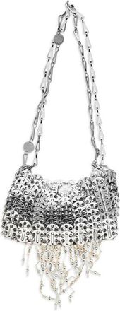 Paco Rabanne Womens Silver Stainless Steel Shoulder Bag