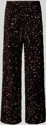 Vero Moda Regular Fit Hose mit Allover-Pailletten