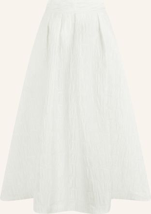 Apart Midi Jacquardrock weiss